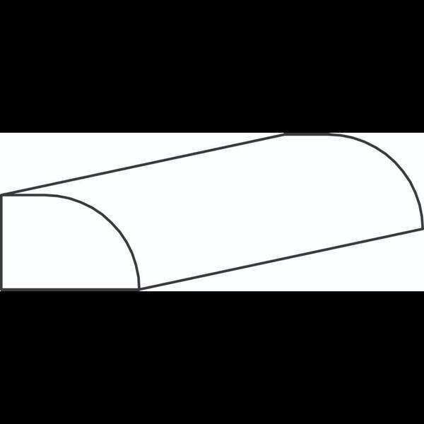 Hampton Bay Denver Gray Stain 0.75x96x0.75 in. Shoe Molding HKDL-SHM8 ...