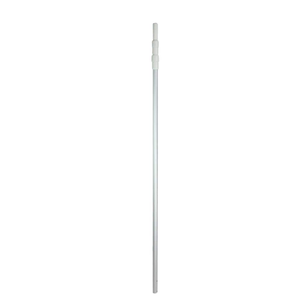 Pool Central 5 ft. - 12 ft. Silver Adjustable Swimming Pool Telescopic ...