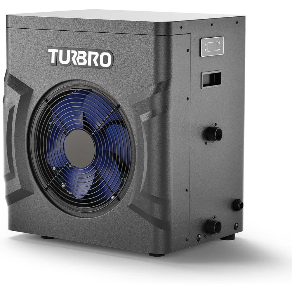 TURBRO 20,000 BTU Electric Swimming Pool Heat Pump for Above and In ...