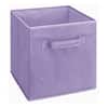 ClosetMaid 11 in. H x 10.5 in. W x 10.5 in. D Purple Fabric Cube ...