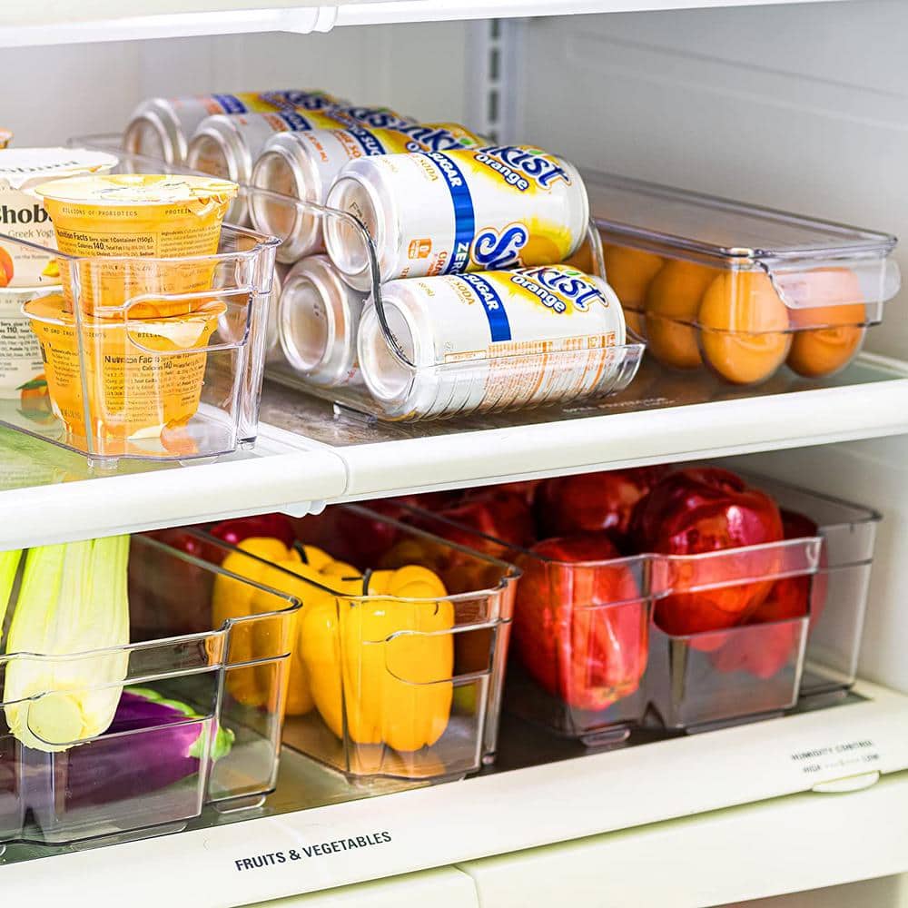 Sorbus Clear Condiment Organizer, Fridge Bins and Freezer Bins ...