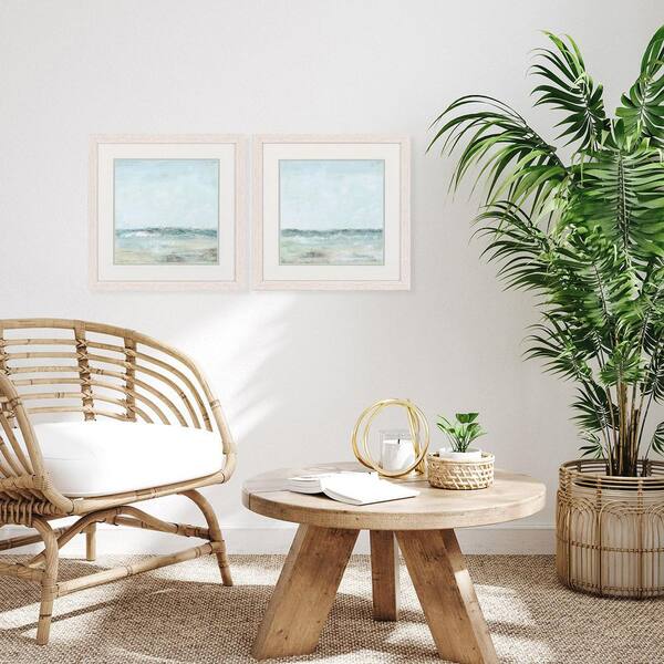 Paragon Pinto 2 Piece Framed Giclee Coastal Art Print 17 in. x 17 in ...