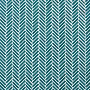 Ivy Hill Tile Motif Herringbone Blue 11.14 in. x 11.14 in. Crackled ...
