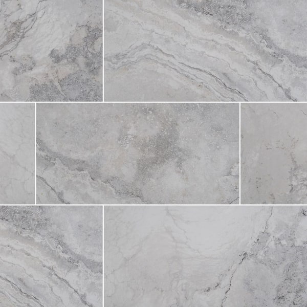 Gray Bathroom Floor Tile Home Depot