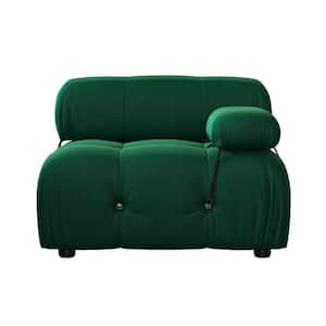 Magic Home Chameleon 34.6 in. Square Arm 1-Piece Modern Velvet Modular ...