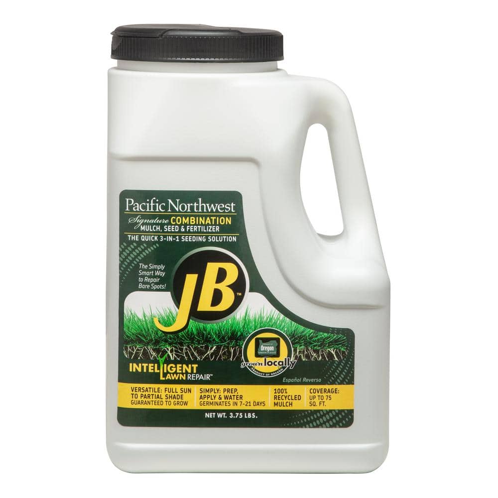 JB INSTANT LAWN 3.75 lbs. Mulch Sun/Shade Grass Spot Repair combo3 ...