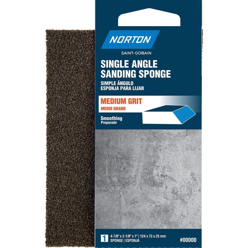 Norton Single Angle Sponge 120g 07660768555 - The Home Depot