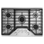 KitchenAid 30 in. Gas Cooktop in Stainless Steel with 5 Burners ...