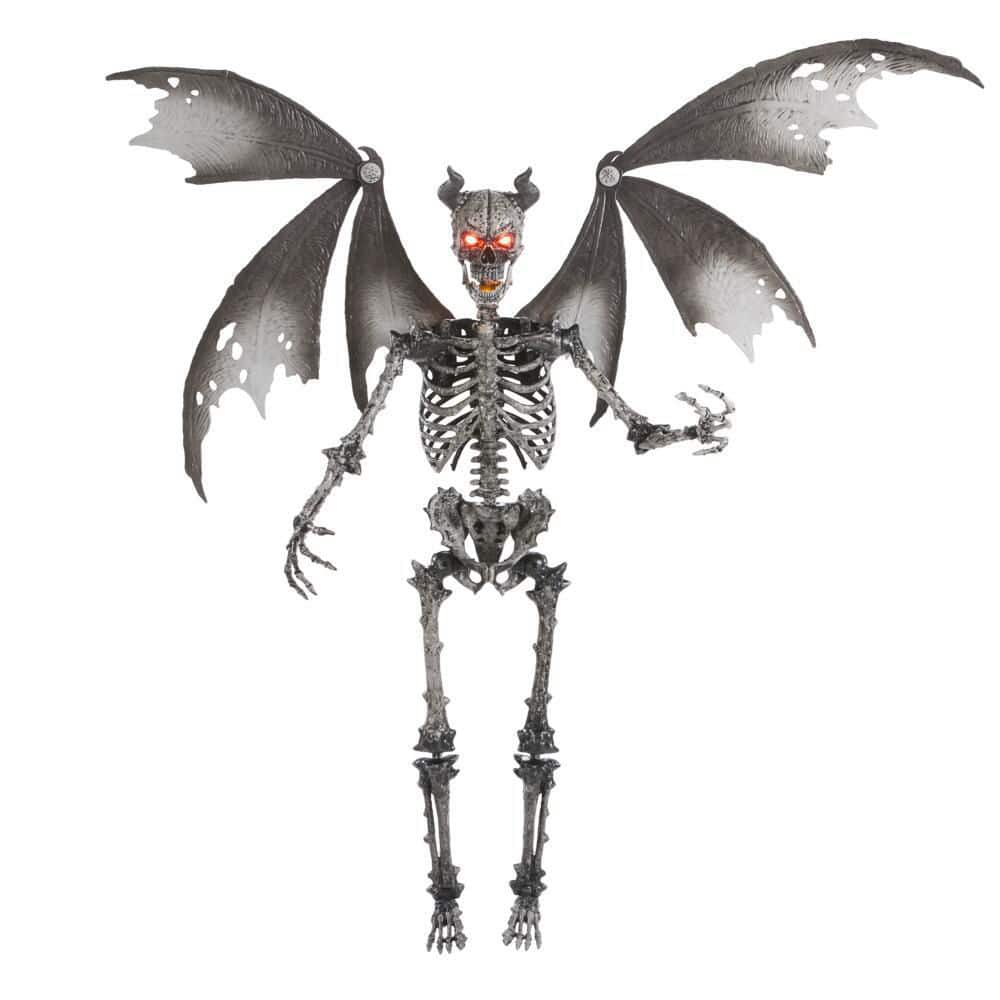 Reviews for Home Accents Holiday 5 ft. Grave & Bones LED Ultra Poseable ...
