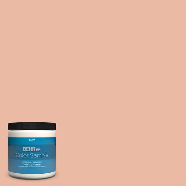 BEHR PREMIUM PLUS 8 oz. #M200-3 Sunset Drive Satin Enamel Interior ...