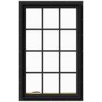 JELD-WEN 28 in. x 48 in. W-2500 Series White Painted Clad Wood Right ...