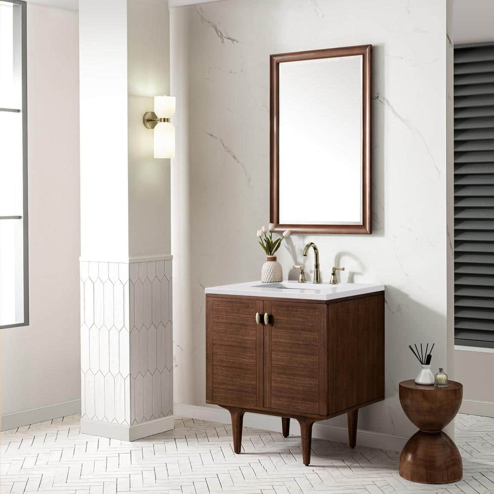 James Martin Vanities Amberly 30.0 in. W x 23.5 in. D x 34.7 in. H ...