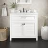 Home Decorators Collection Hanna 36 in. Single Sink White Bath Vanity ...
