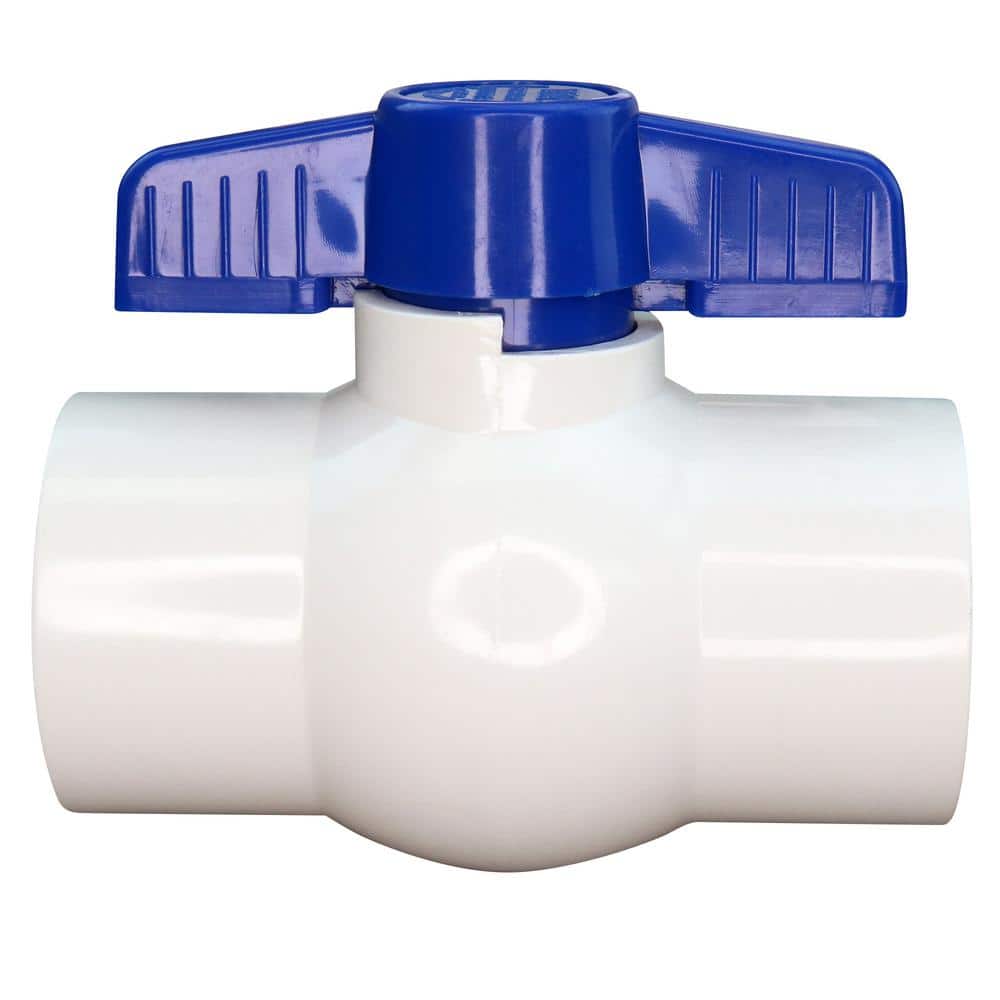 Everbilt 1-1/4 in. PVC Threaded Ball Valve PVCBV114F - The Home Depot