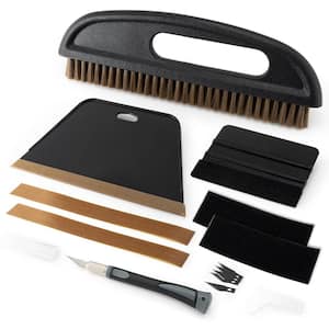 Angel Sar 13-Piece Wallpaper Smoothing Tool Kit with Squeegee Smoother ...