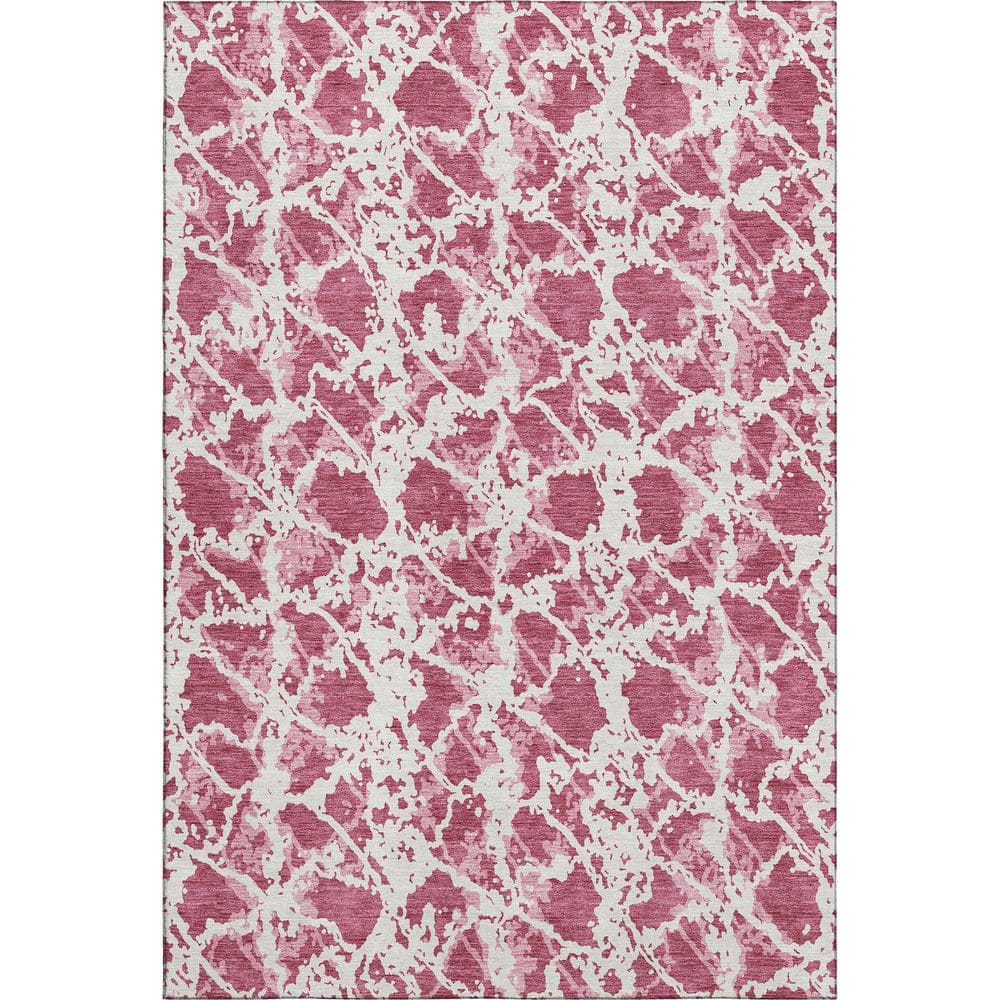 Addison Rugs Mayfield Premium Machine Washable Abstract AMF969 Blush 10 ...