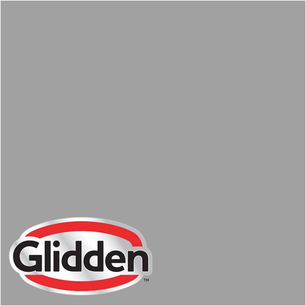 Glidden Premium 1 gal. #HDGCN63 Granite Grey Flat Interior Paint with ...
