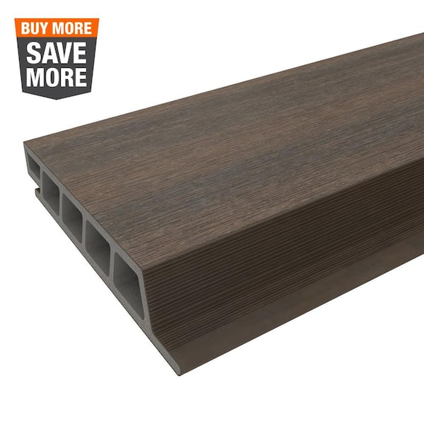 NewTechWood Shadowline All Weather System 6.7 in. x 96 in. Composite ...