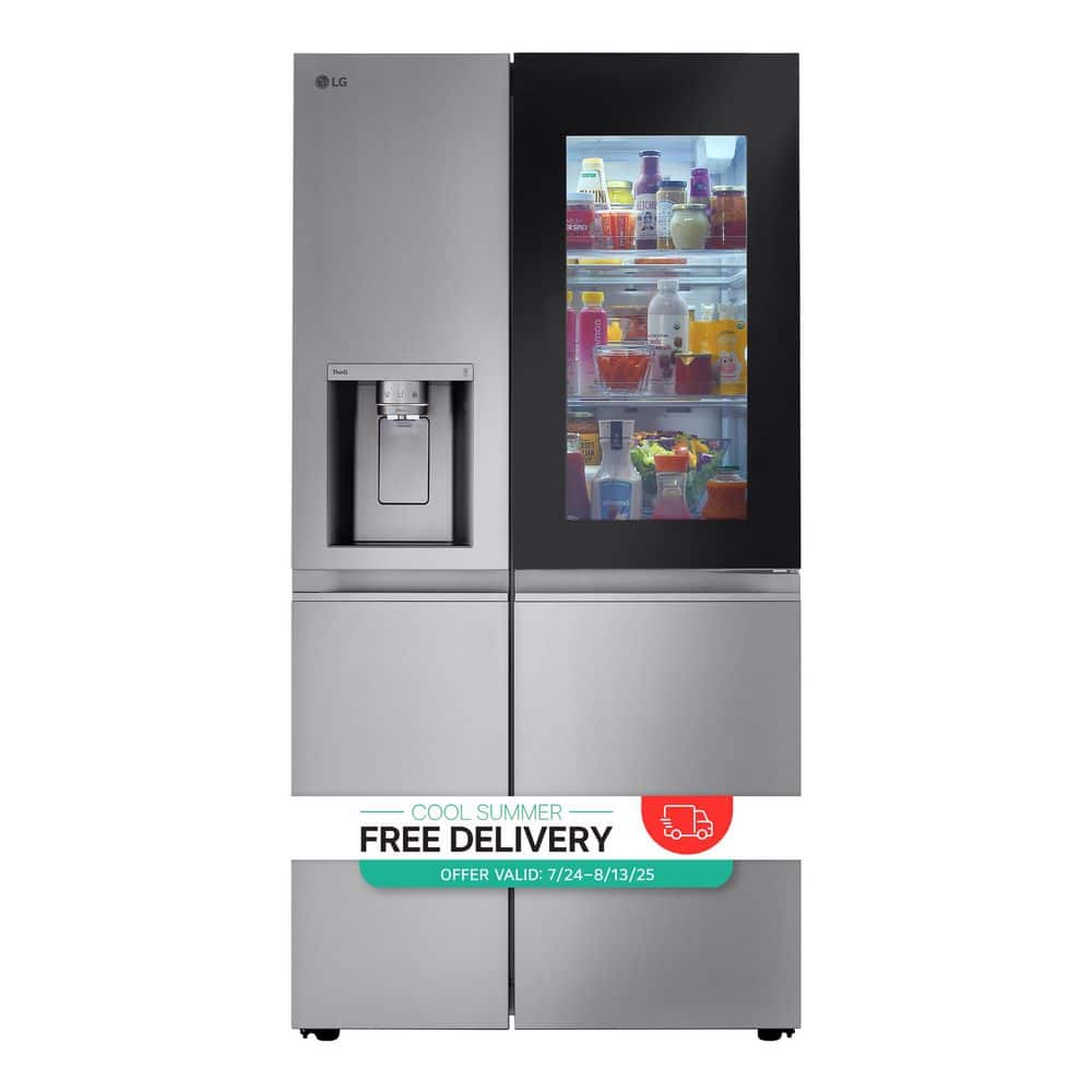 Have a question about LG 27 cu. ft. Side-By-Side Refrigerator with ...