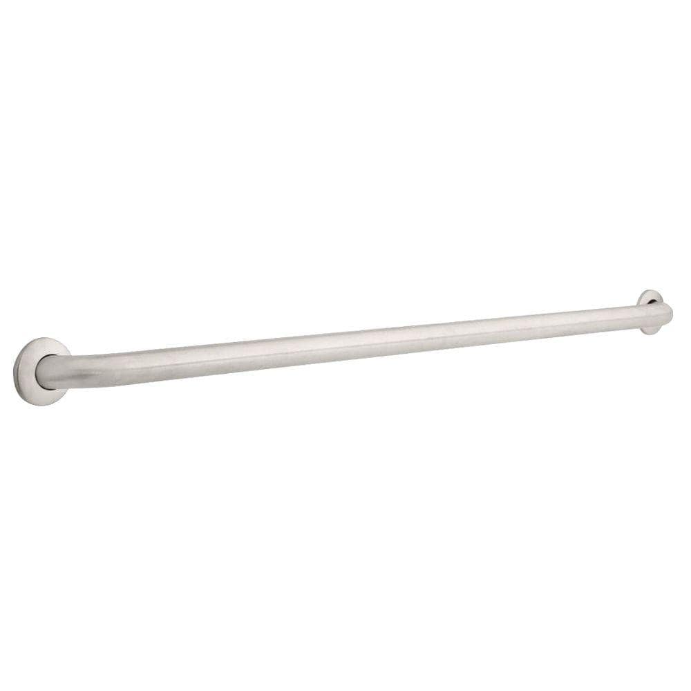 Delta 1-1/2 in. x 48 in. Concealed Mounting Grab Bar in Stainless 40148 ...