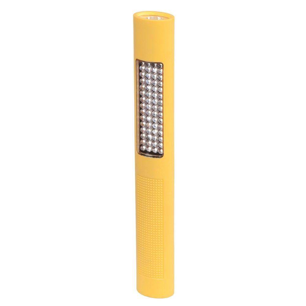 LED Handheld Flashlight 270 Lumens - Yellow BAP-1060 - The Home Depot