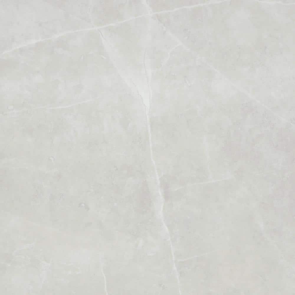 EMSER TILE Sterlina Silver 23.62 in. x 23.62 in. Matte Marble Look ...