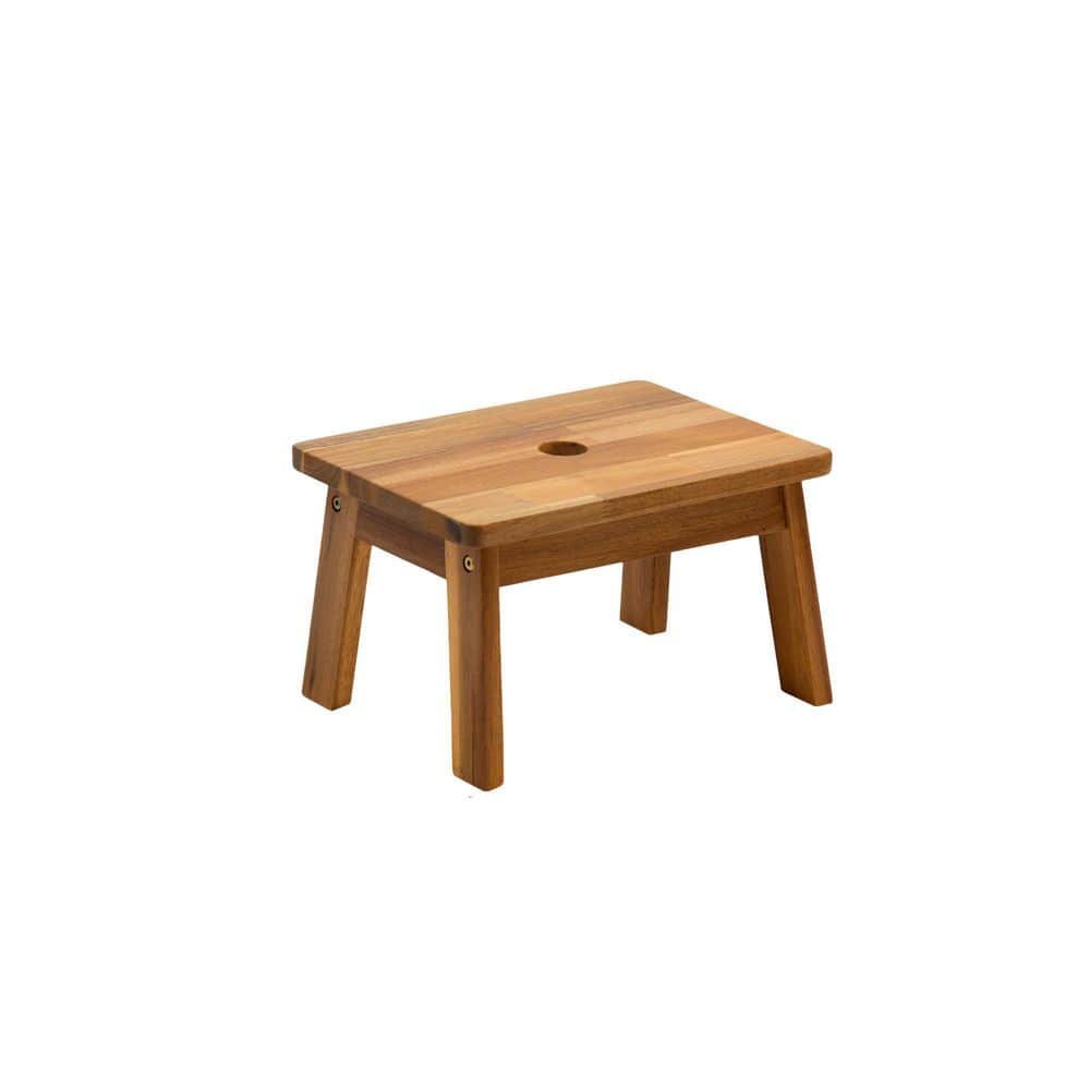 TIRAMISUBEST 8.8 in. H Wood Rectangle Top Garden Stool W68XY535876 ...