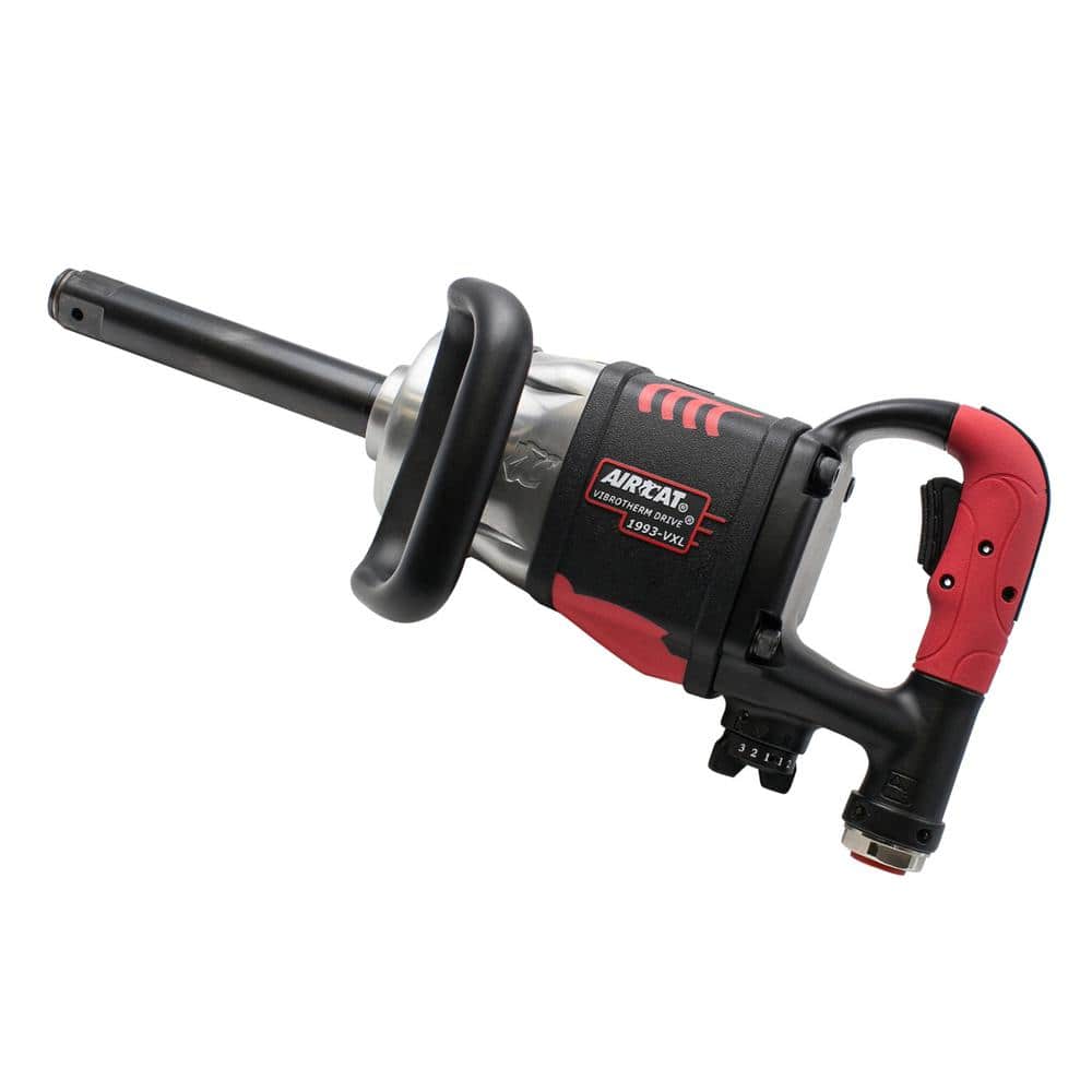 AIRCAT 1 in. VIBROTHERM DRIVE Composite Straight Impact Wrench with 7 ...
