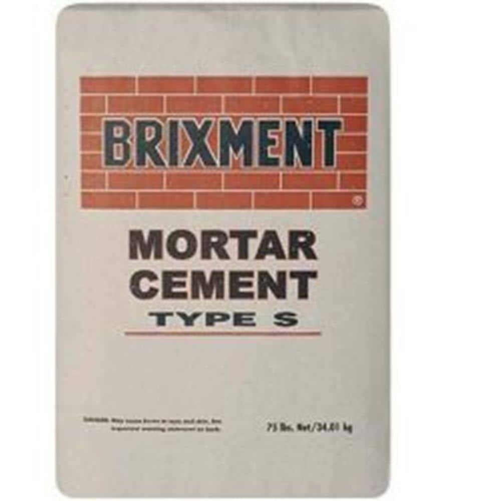 BRIXMENT 75 lbs. Type S Mortar Mix 65300280 - The Home Depot