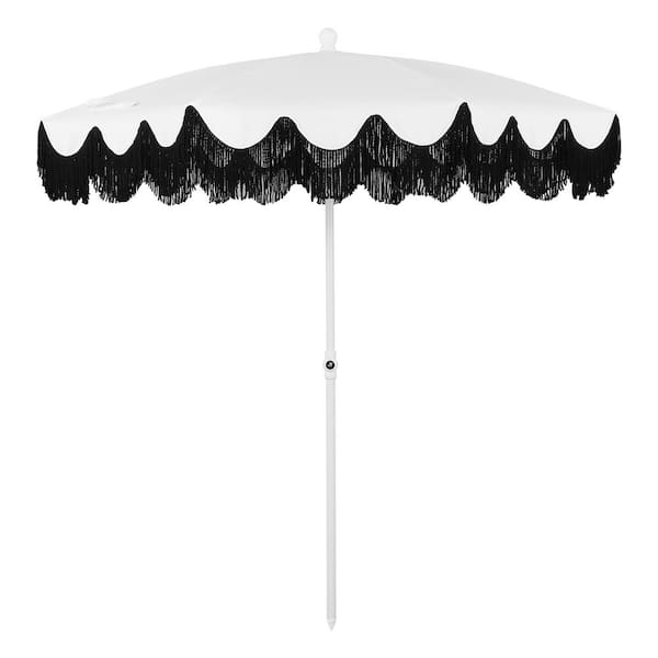 JONATHAN Y Mariner 6.5 ft. Classic Cottage Fringe Tassel Market Beach ...