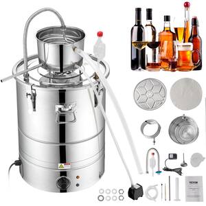 Reviews for Costway Alcohol Still 5 Gal. Stainless Steel Water Alcohol ...