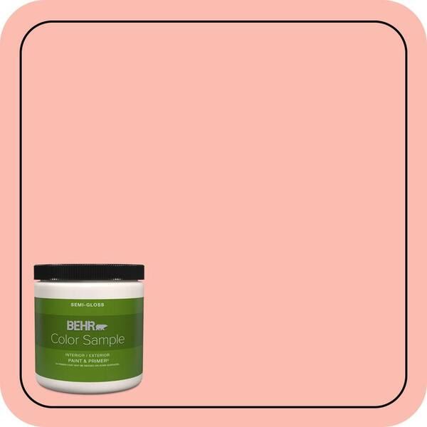 BEHR PREMIUM PLUS 8 oz. #190C-3 Sweet Nectar Semi-Gloss Interior ...