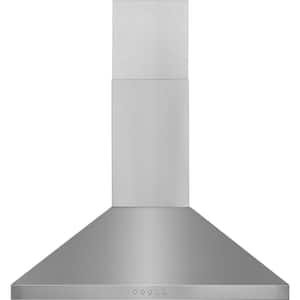 Frigidaire 30 in. 400 CFM Convertible Wall Mount Chimney Range Hood in ...