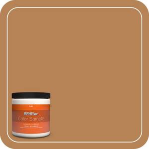 BEHR PREMIUM PLUS 8 oz. #S250-5 Roasted Cashew Semi-Gloss Interior ...