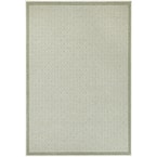 Couristan Monaco Sea Pier Sand-Sea Mist 8 ft. x 11 ft. Indoor/Outdoor ...