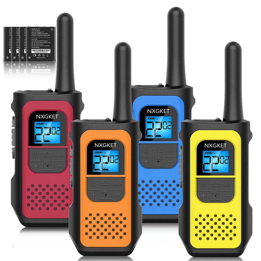 Lukyamzn Durable 3 Mile Range Rechargeable Waterproof Digital 2-Way ...