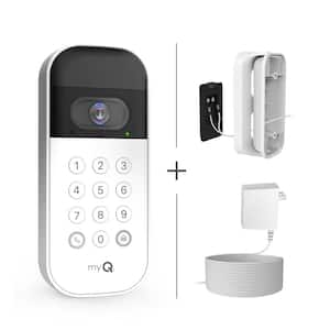 Chamberlain myQ Smart Wireless Garage Door Video Keypad and Swivel ...