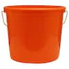 5 Quart Orange Plastic Paint Bucket 005Q55OR - The Home Depot