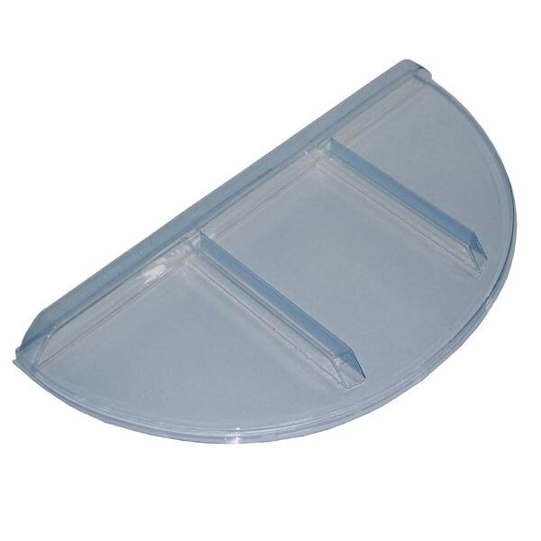 SHAPE PRODUCTS 39 in W x 17 in D x 2-1/2 in H Premium Round Flat Window ...