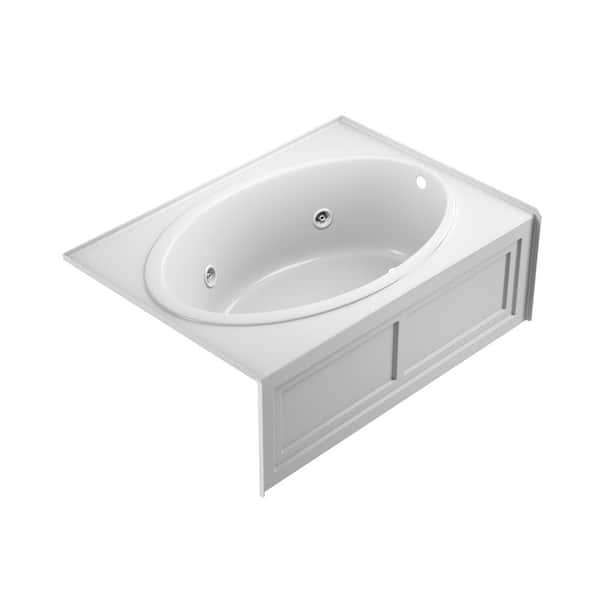 JACUZZI NOVA 60 in. x 42 in. Right-Hand Drain Rectangular Alcove ...