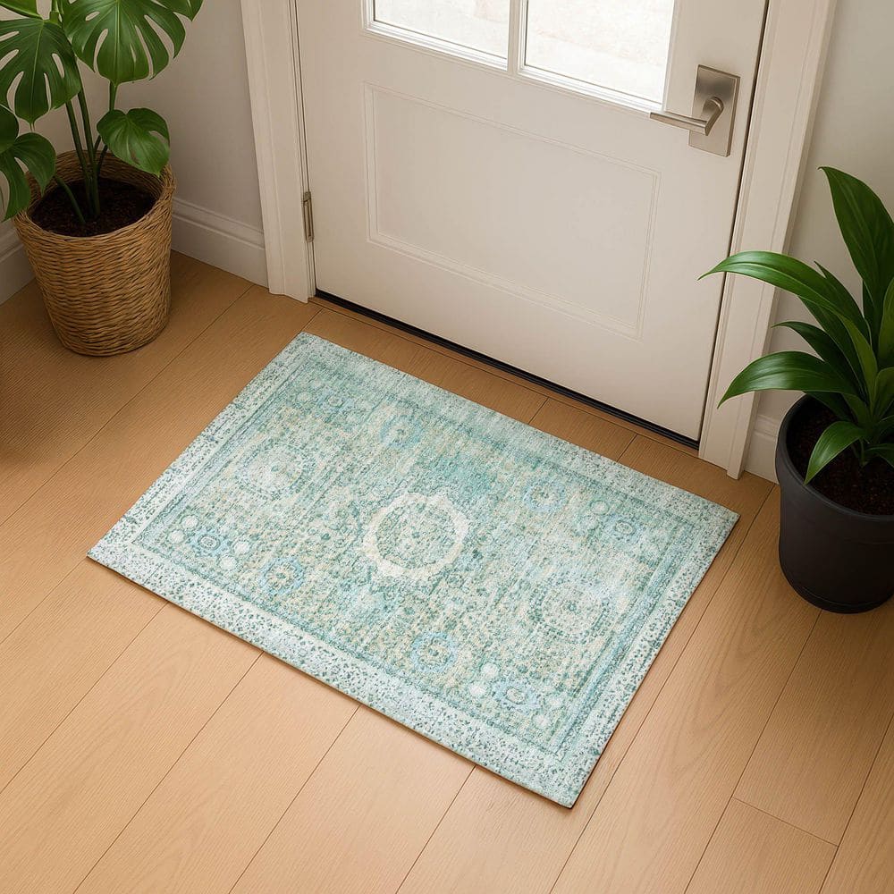 Addison Rugs Mayfield Premium Machine Washable Abstract AMF1740 ...