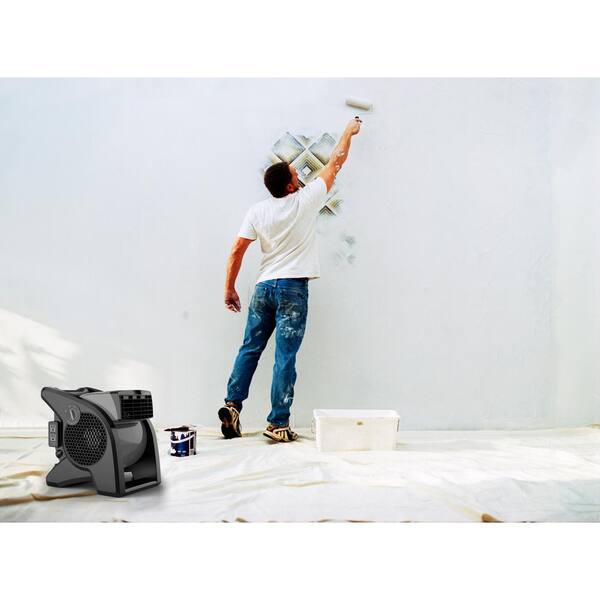 Lasko Pivoting 11.2 in. 3 Speed High Velocity Blower Fan for Home, Job ...