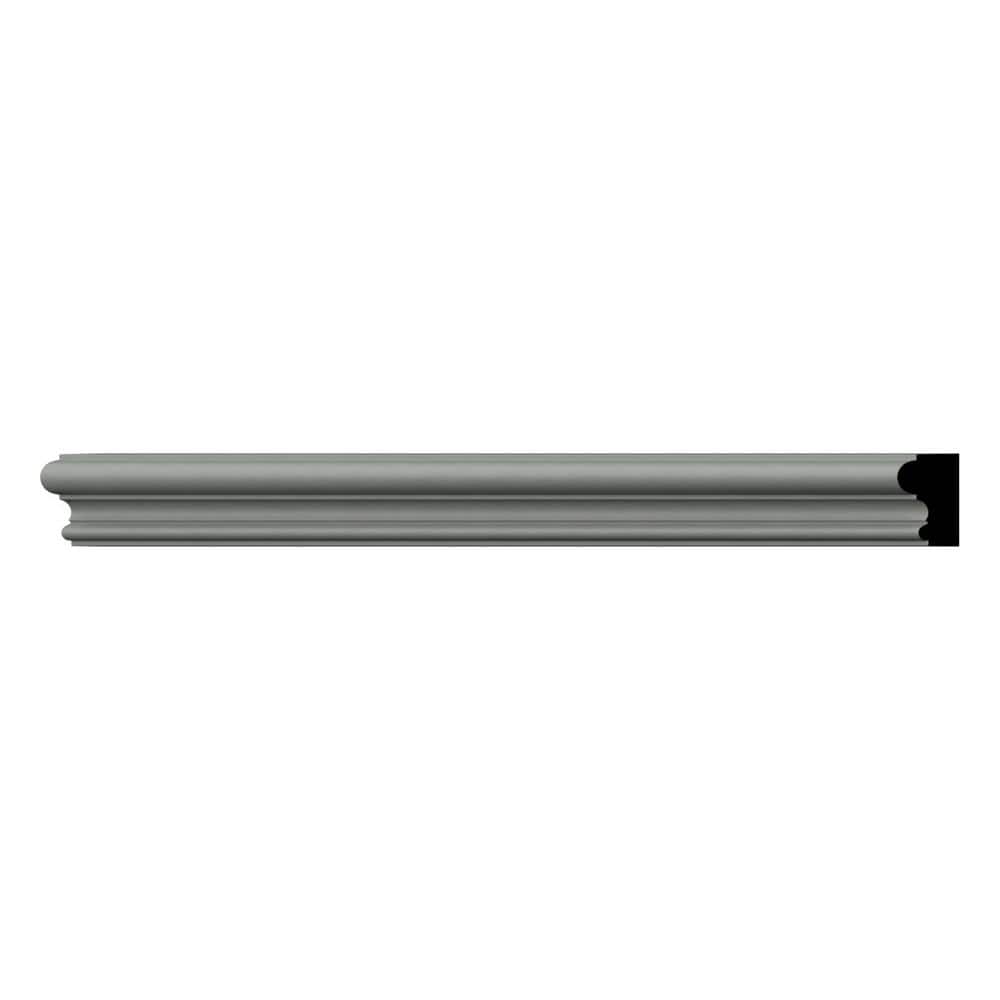 Ekena Millwork 0.75 in. D x 0.75 in. W x 96 in. L Primed Polyurethane ...
