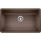 Blanco PRECIS Undermount Granite Composite 30 in. Single Bowl Kitchen ...
