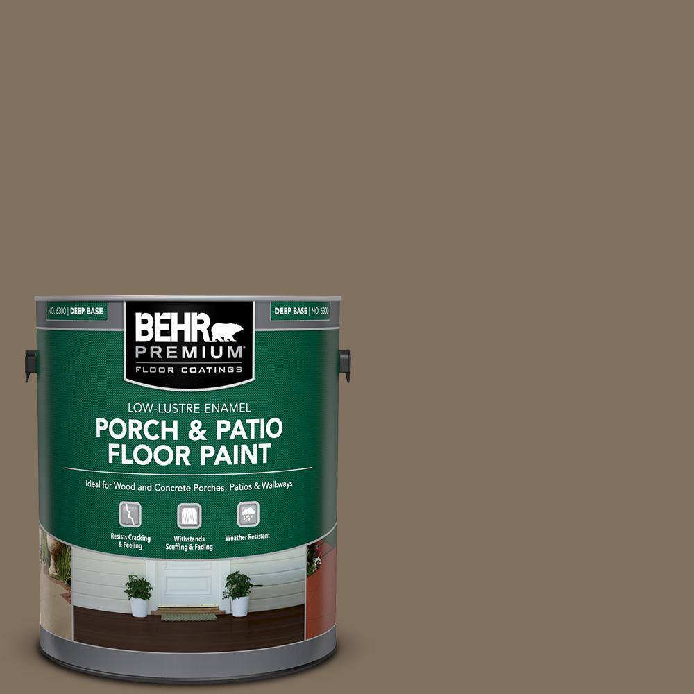 BEHR PREMIUM 1 gal. #PPU5-04 Mocha Latte Low-Lustre Enamel Interior ...