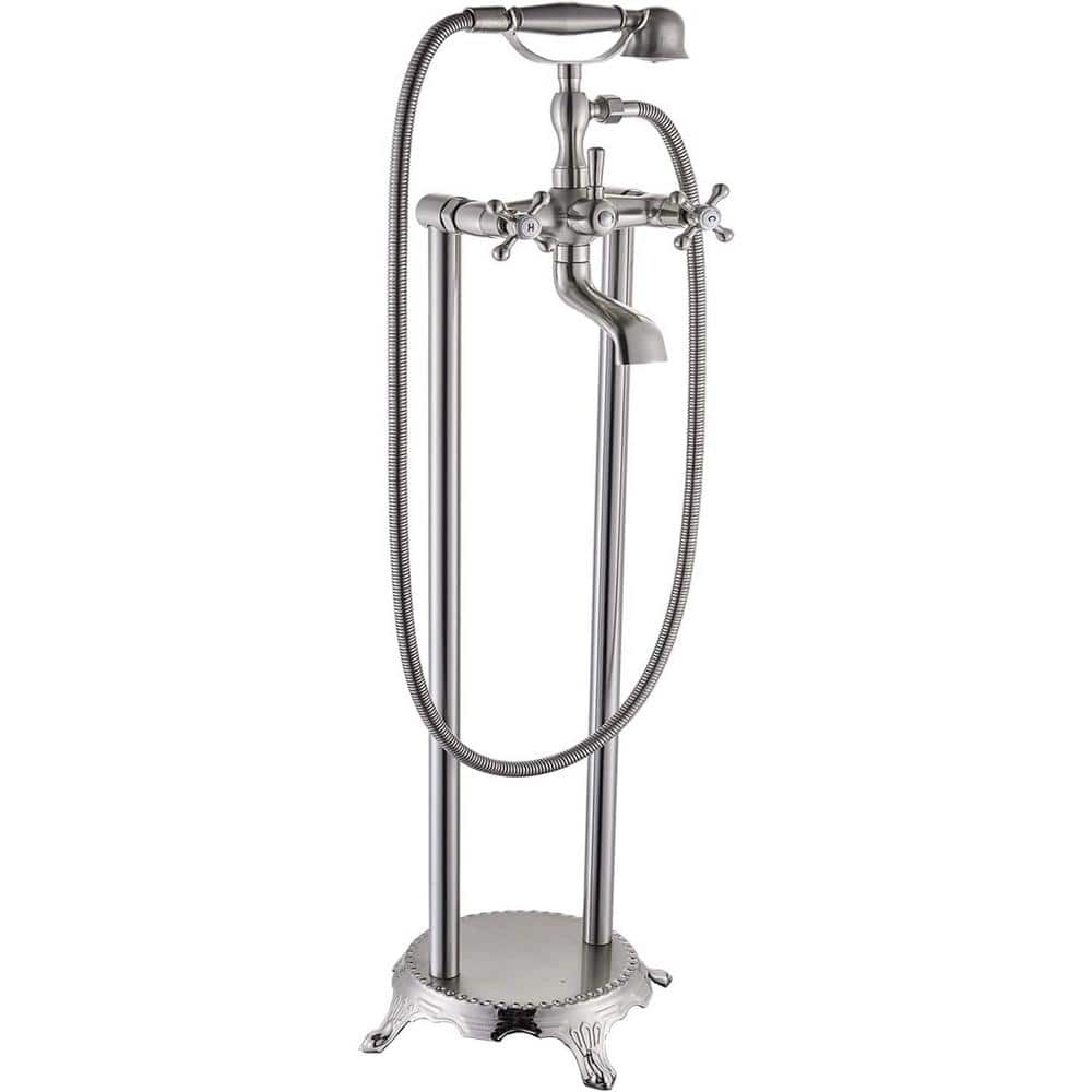 16 GAUGE SINKS Commercial Metering Double Handle Bathroom Sink Faucet ...