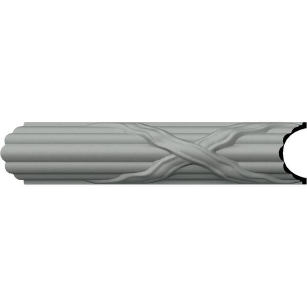 Ekena Millwork SAMPLE - 1-1/8 in. x 12 in. x 2 in. Polyurethane Reeded ...