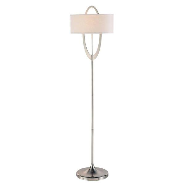 George Kovacs 64 in. Brushed Nickel Floor Lamp P900-7-084 - The Home Depot