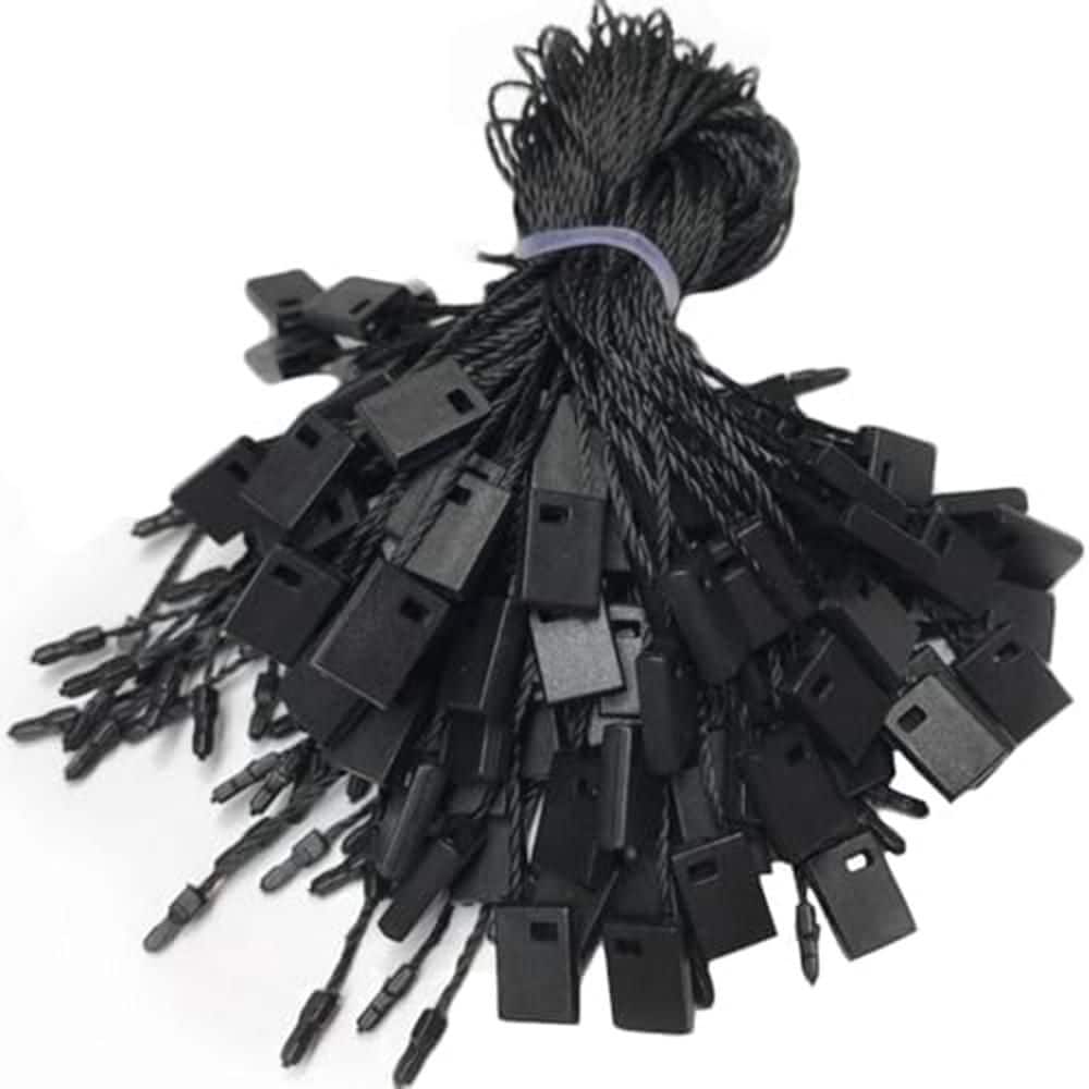 1.19 lb. 8.46 x 5.47 x 3.15 in. Black Nylon Hang Tag String Snap Lock ...