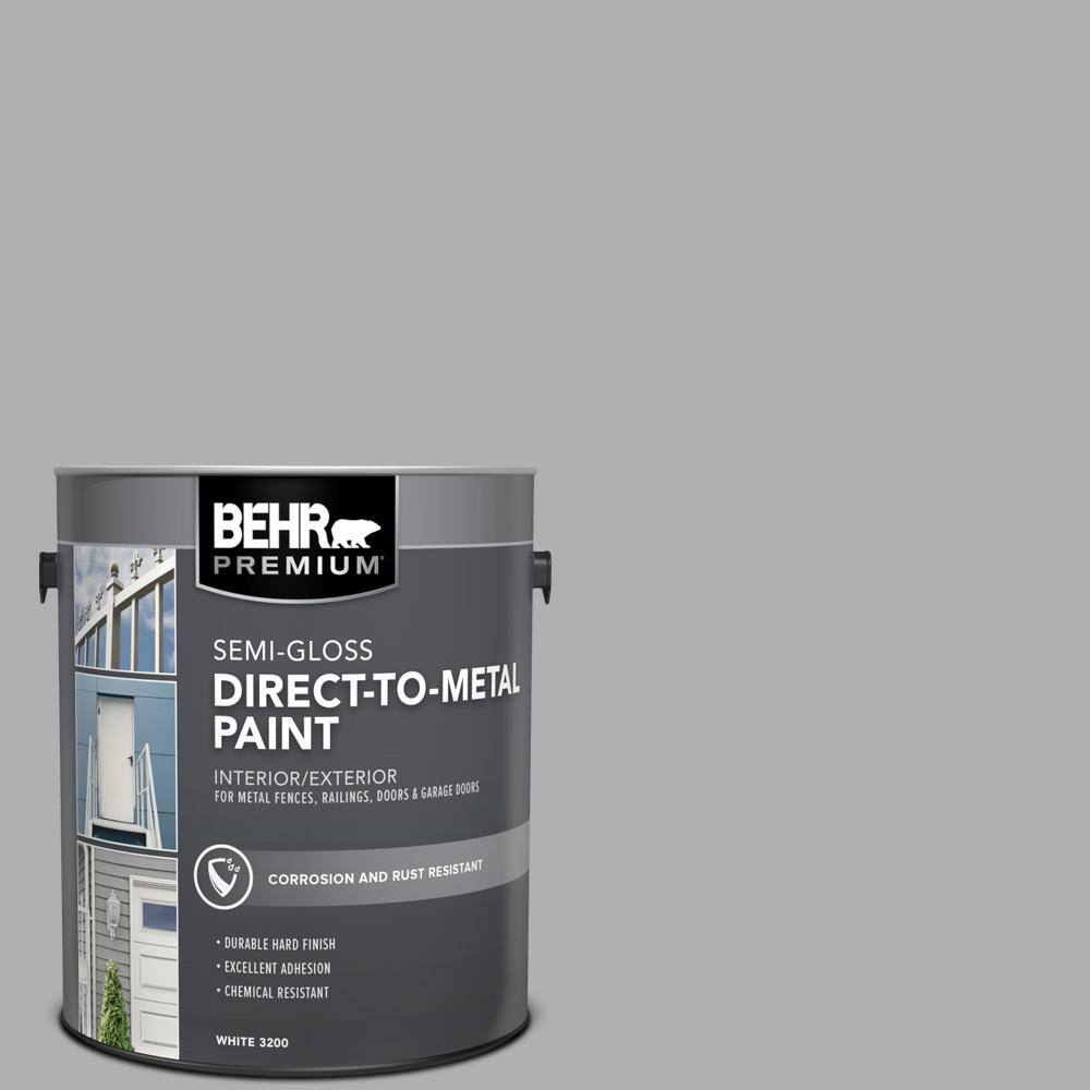 BEHR PREMIUM 1 gal. #780F-4 Sparrow Semi-Gloss Direct to Metal Interior ...